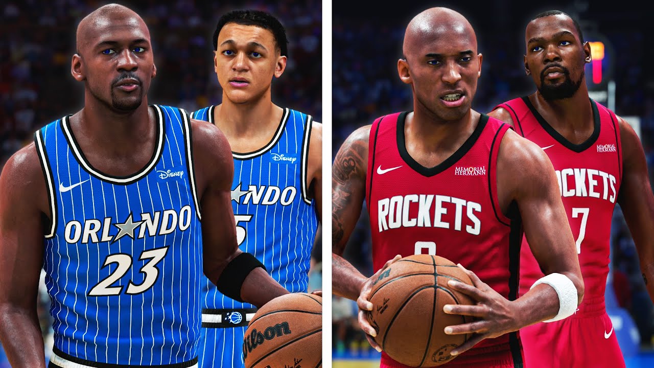 I Added 30 Random Legends To The NBA - YouTube