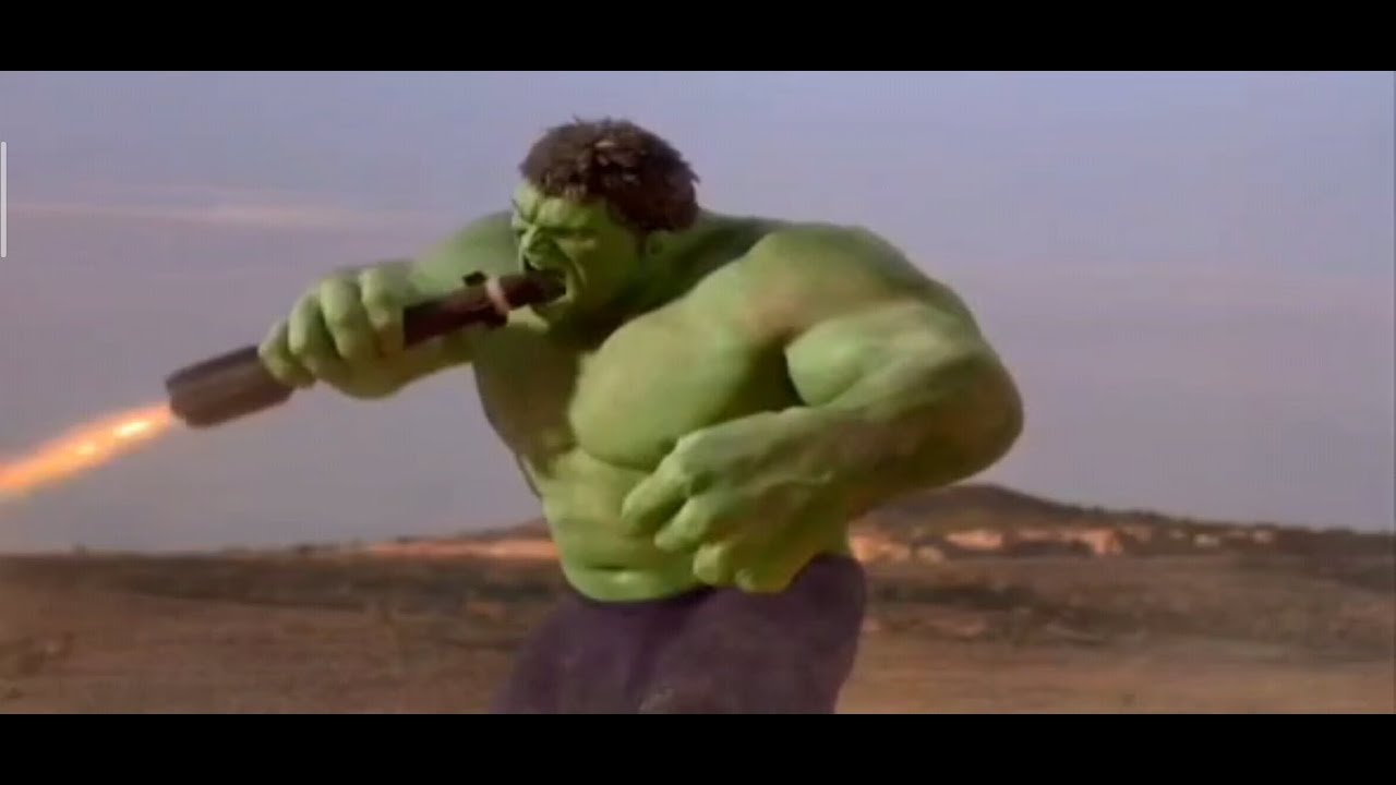 Hulk 2003 Hulk With Tank And Helicopter Fight Scene - YouTube
