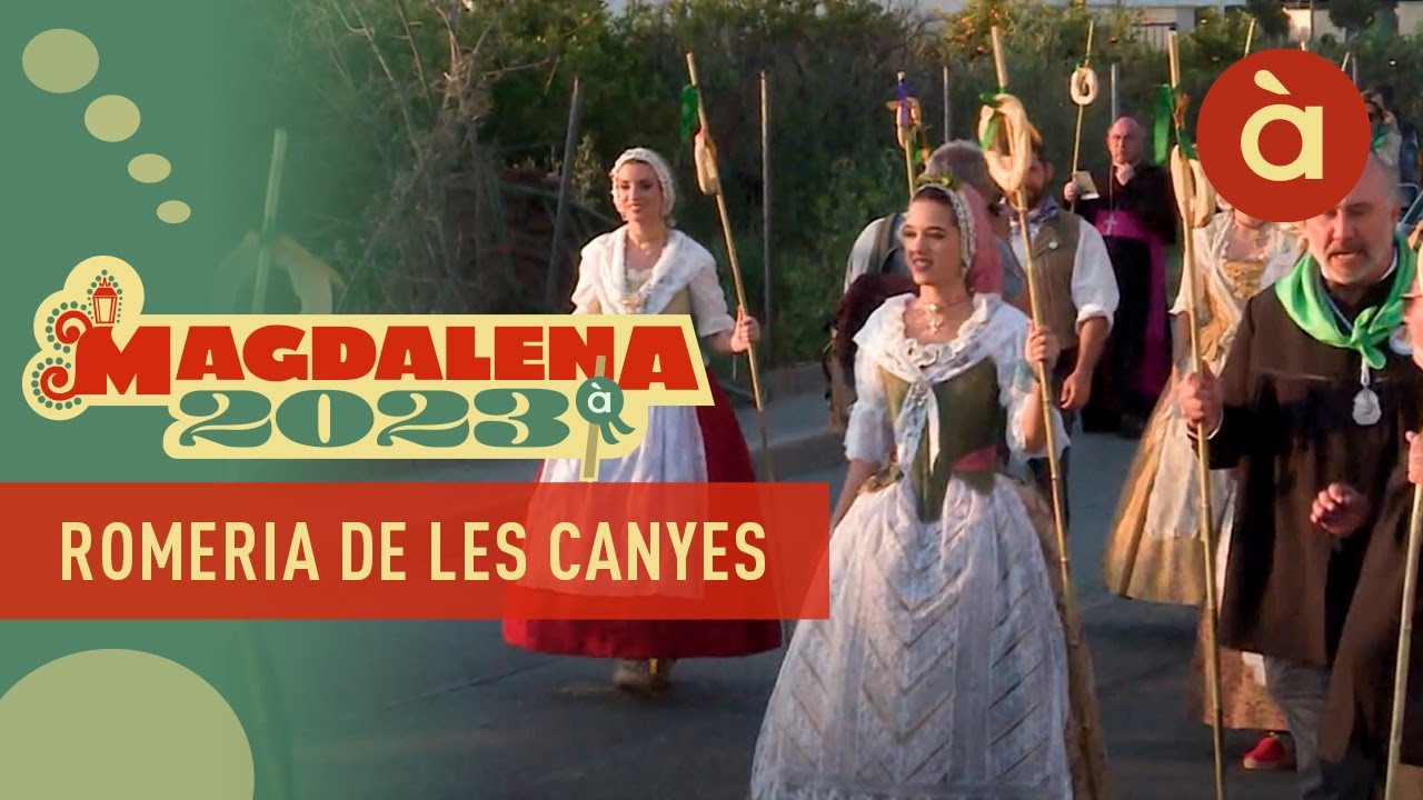 Romeria de les canyes - Magdalena 2023 en À Punt - YouTube