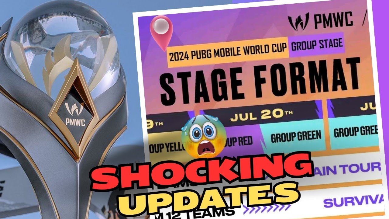 🥹 Pubg Mobile Esports World Cup 2024 Stage Formats 🔥 | PMWC 2024 ...