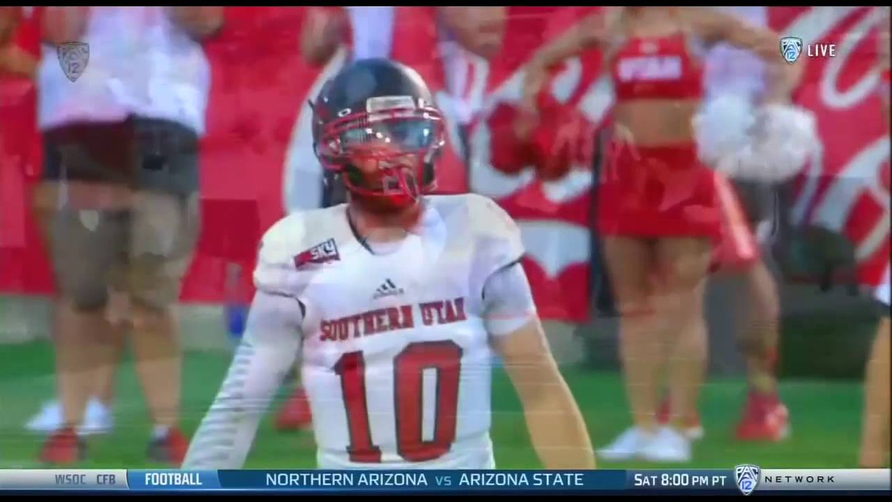 2016 Utah vs SUU - Marcus Williams Interception - YouTube