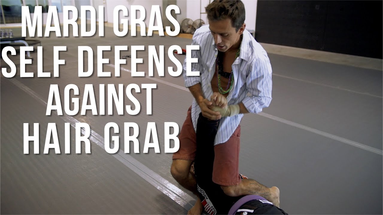 Self Defense Against Hair Grab - YouTube