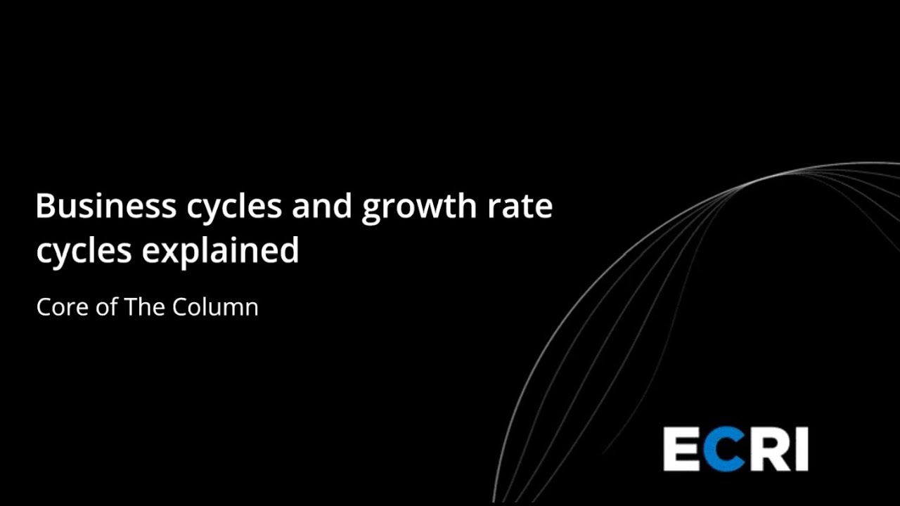 Business cycles and growth rate cycles explained - YouTube