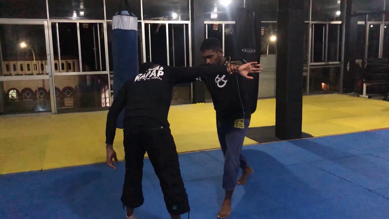 How to defense from front choke , Single hand pluck - YouTube