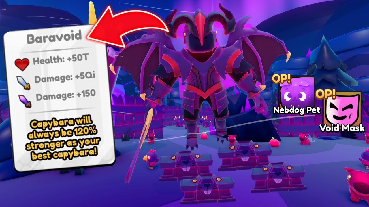 Opening *486* SECRET BARAVOID Crates In Capybara Evolution! (Roblox ...