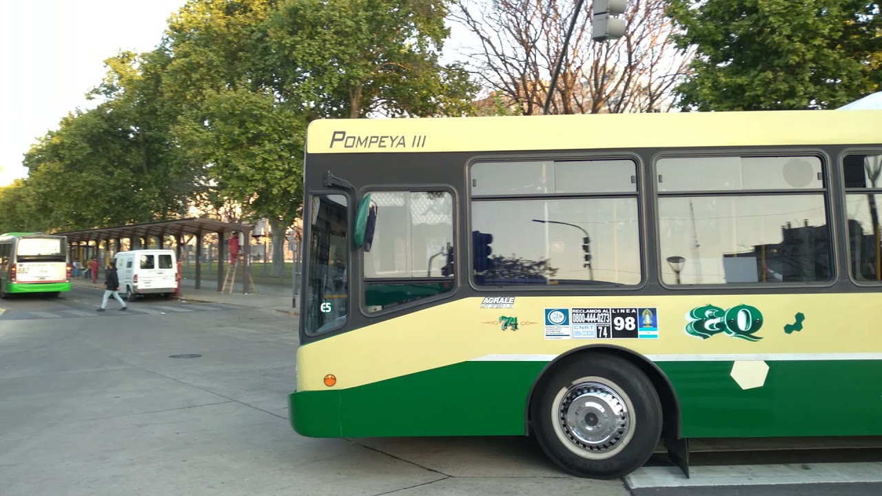 Línea 98 nuevo interno 💎74💎 Todo Bus Pompeya III MT27 con aire ...