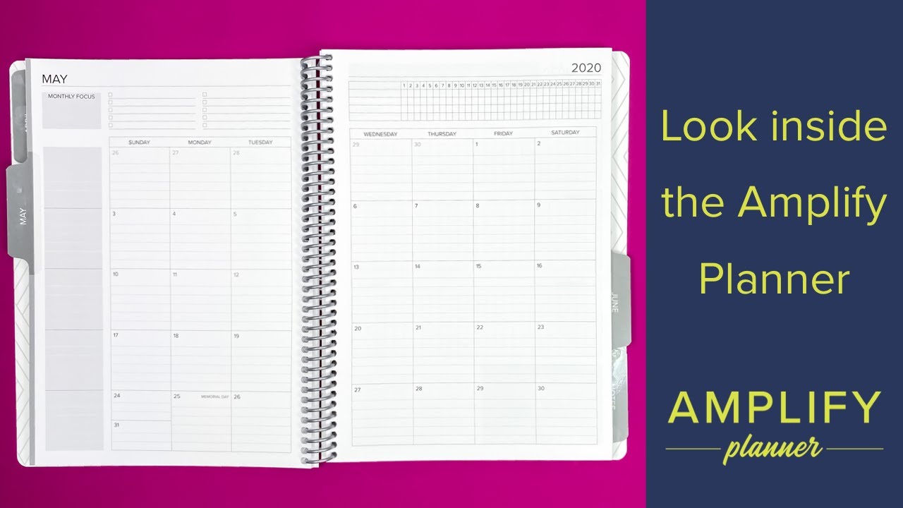 A Look Inside the Amplify Planner - YouTube