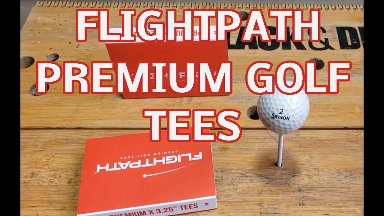 FLIGHTPATH Premium Golf Tees, USGA Approved, Pretty Solid - YouTube
