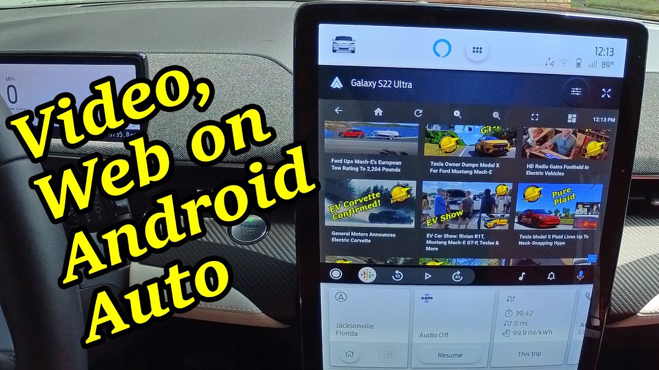 How To Install Video, Productivity Apps On Android Auto - YouTube