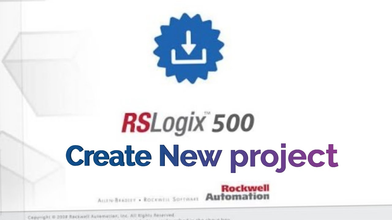 Rslogix 500 - Create new project in RSLogix 500 (RSLogix Micro ...