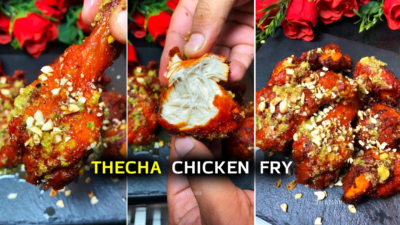 𝟭𝟱 𝗠𝗜𝗡𝗨𝗧𝗘𝗦 INSTANT CHICKEN FRY RECIPE │ Thecha Chicken Fry Recipe ...