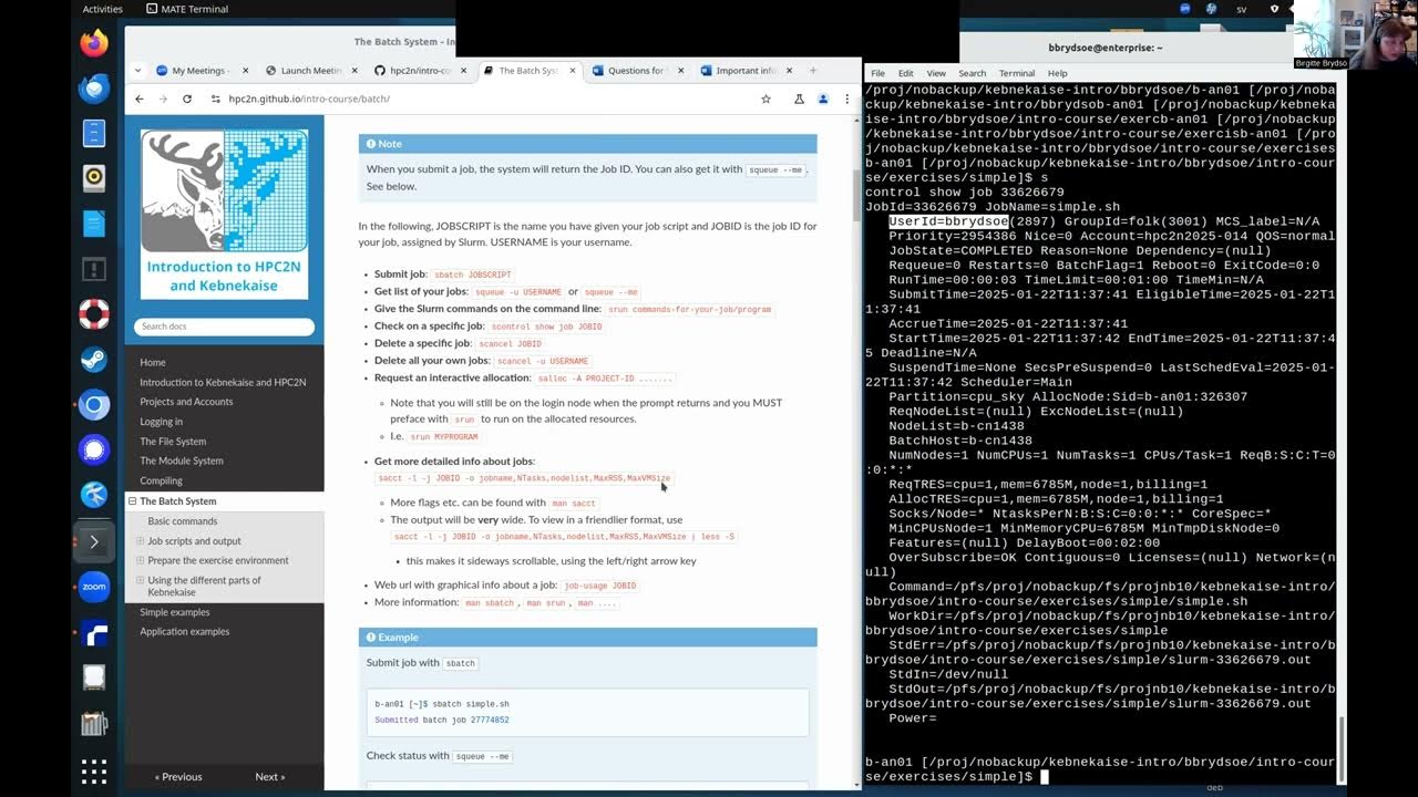 Lecture 7: The batch system (SLURM) - YouTube