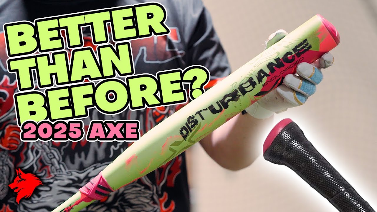 2025 Axe Disturbance Upgraded Tech + One Sided Barrel | HitTrax Exit ...