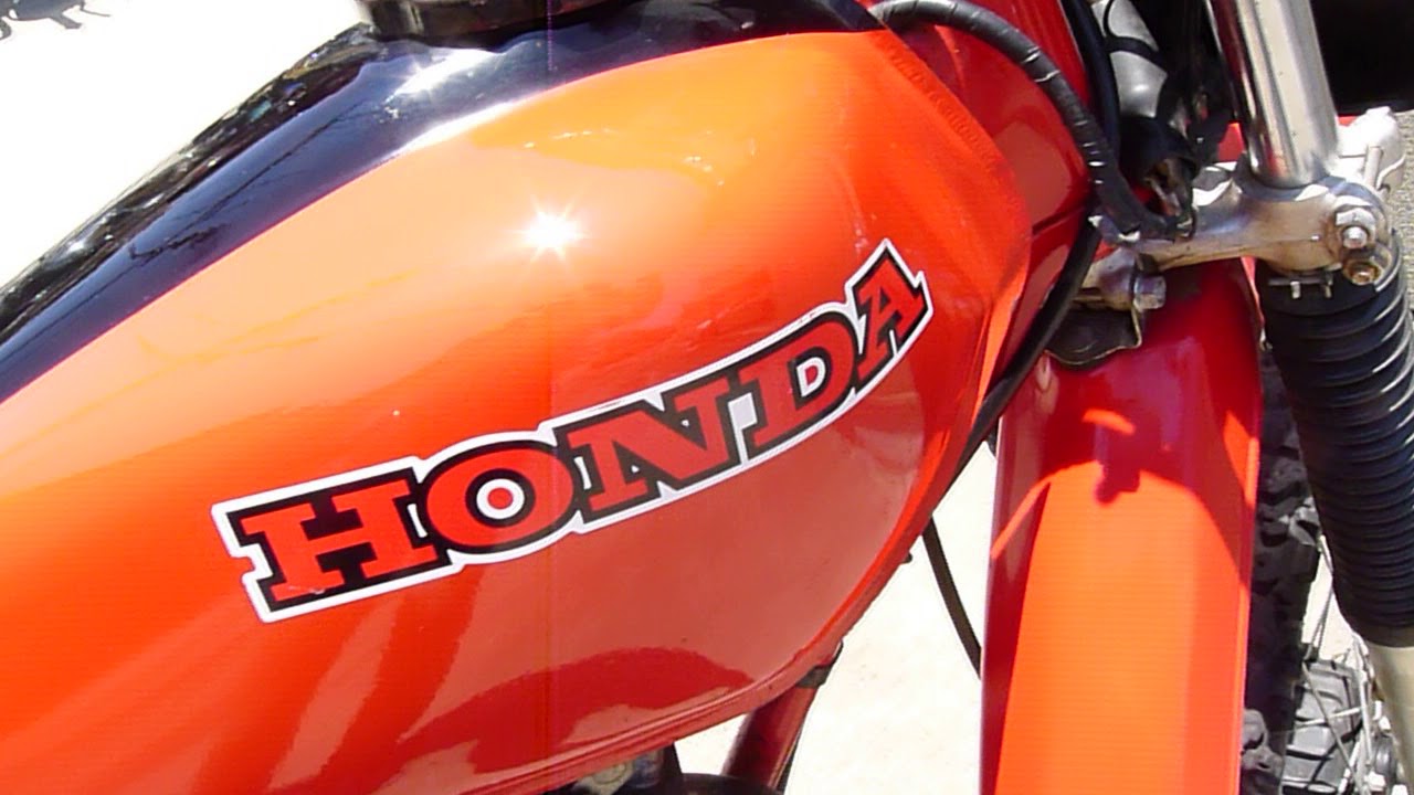 HONDA XR185R 1979 - YouTube