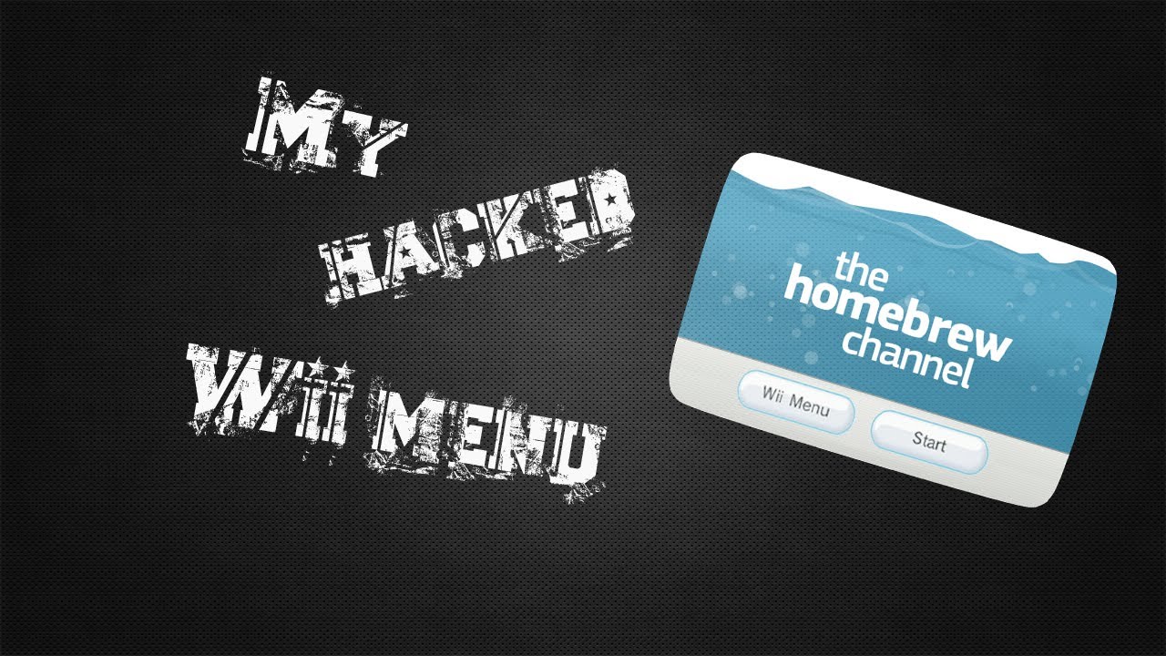 My (hacked) Wii Menu - YouTube
