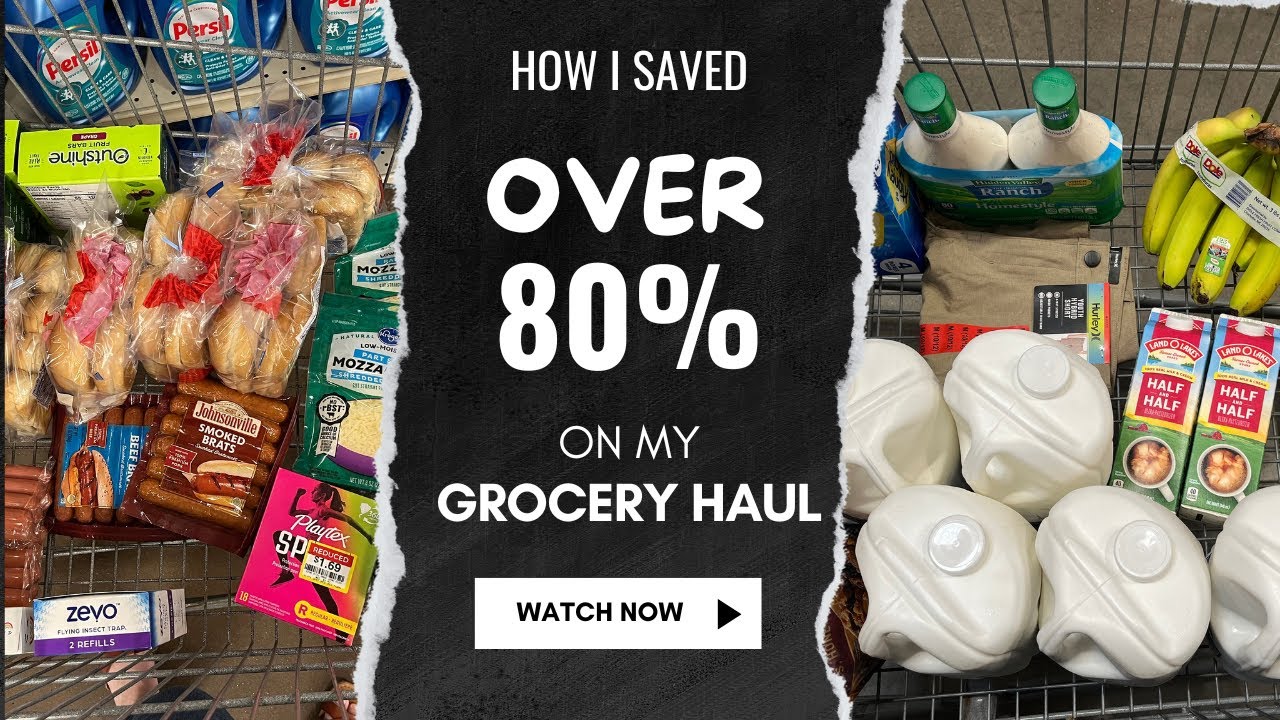 Saving Over 80% On This Grocery Haul! | How Did I Do It?! | HUGE ...