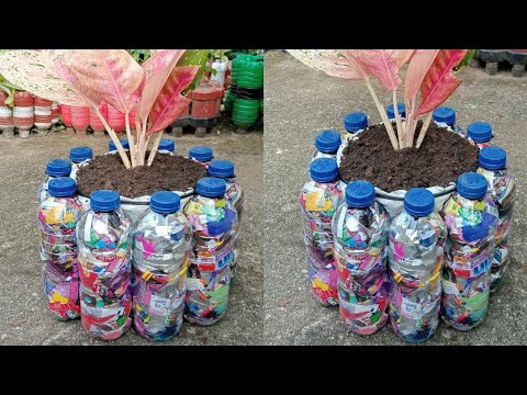 Memanfaatkan Sampah Plastik Dan Membuatnya Jadi Pot Ecobrik - YouTube