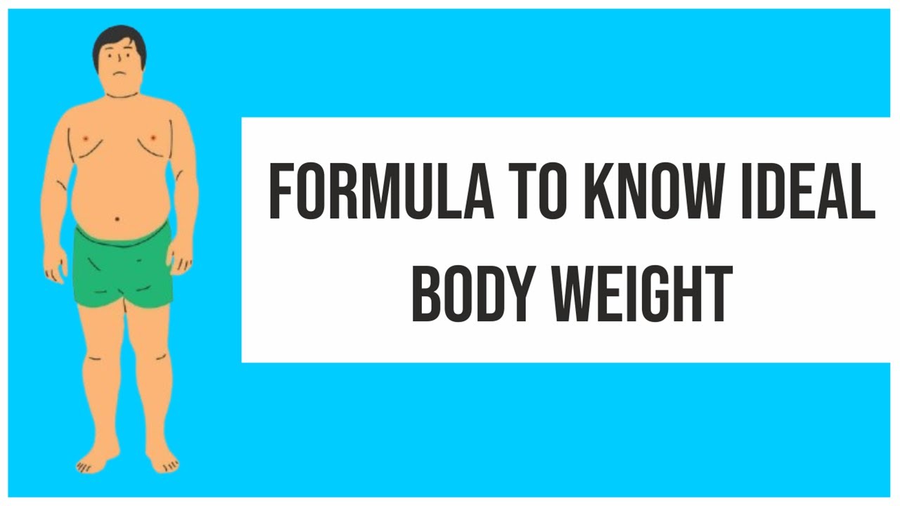 How to Calculate Your Ideal Body Weight: Simple Formula Explained ...