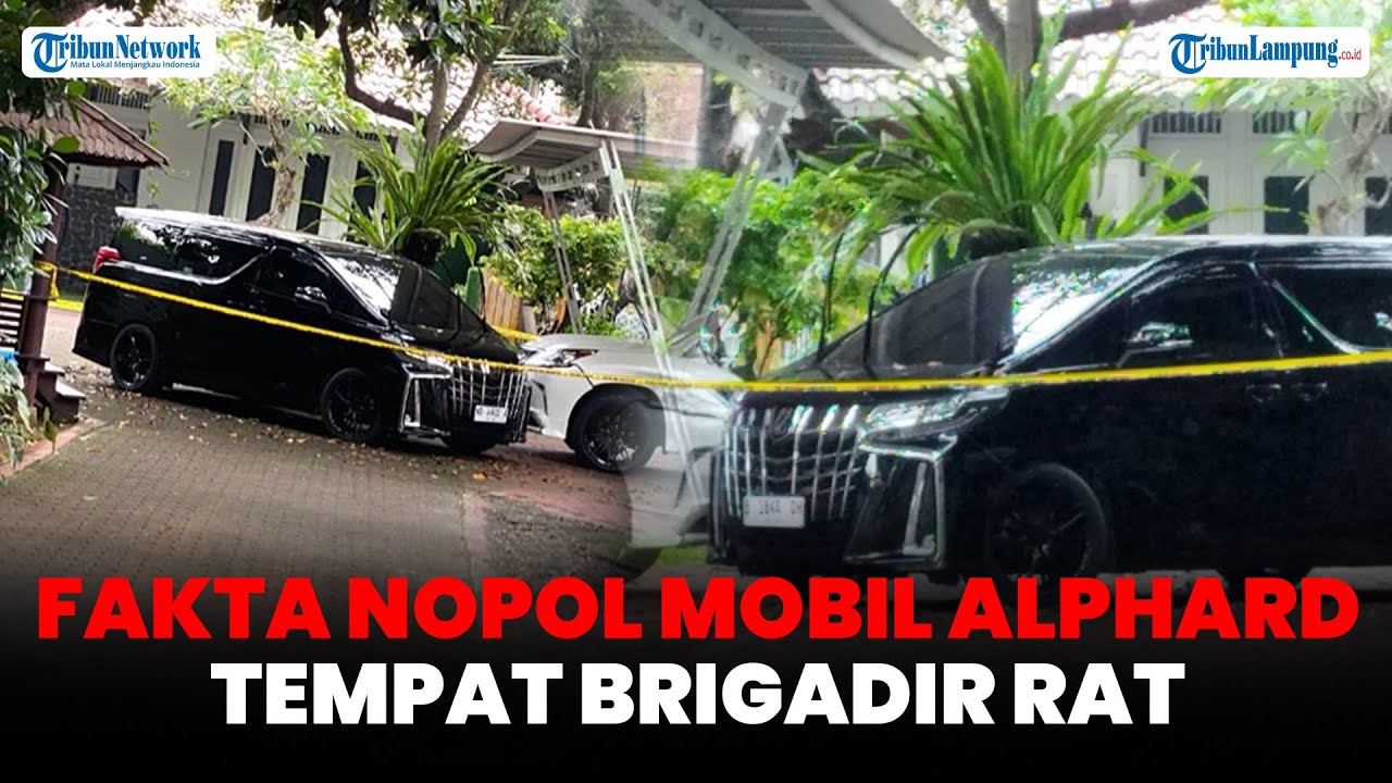 Fakta Nopol Mobil Alphard Tempat Brigadir RAT Meninggal Berplat DPR RI ...