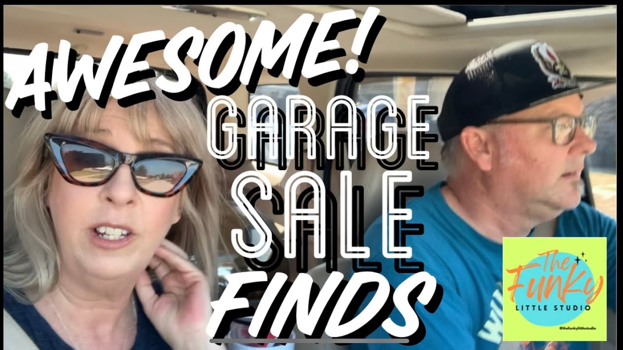 AWESOME! Garage SALE Finds /Funky Finds Friday ep15 - YouTube