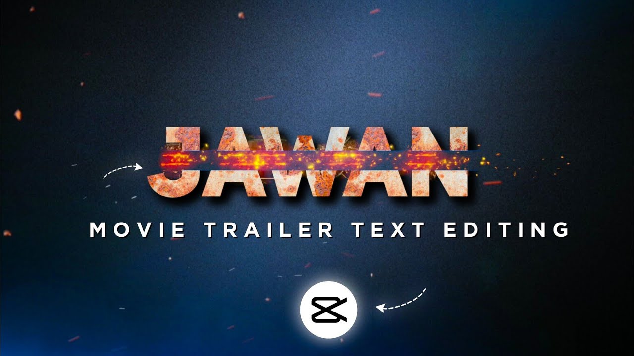 Capcut Movie Trailer Text Editing | Capcut Text Animation Tutorial | Capcut Text Effect - YouTube