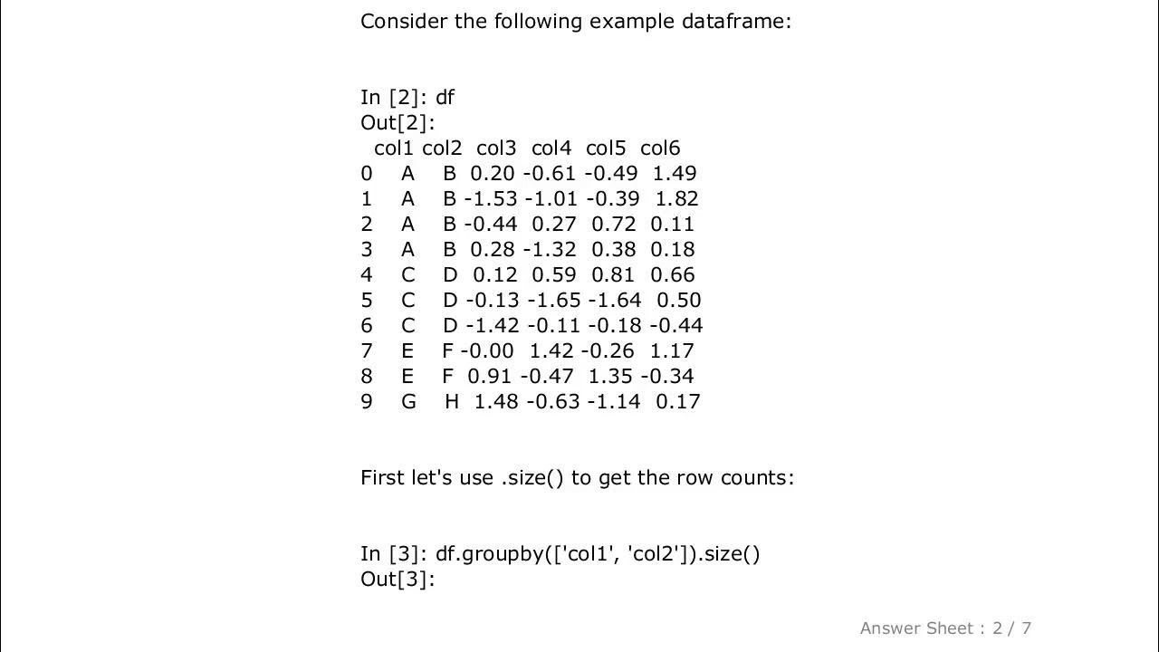 PYTHON : Get statistics for each group (such as count, mean, etc) using pandas GroupBy? - YouTube