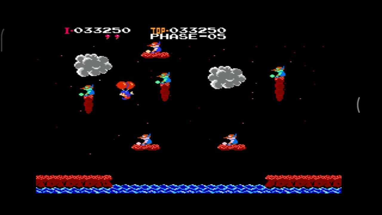 balloon fight nes 90s game fun - YouTube