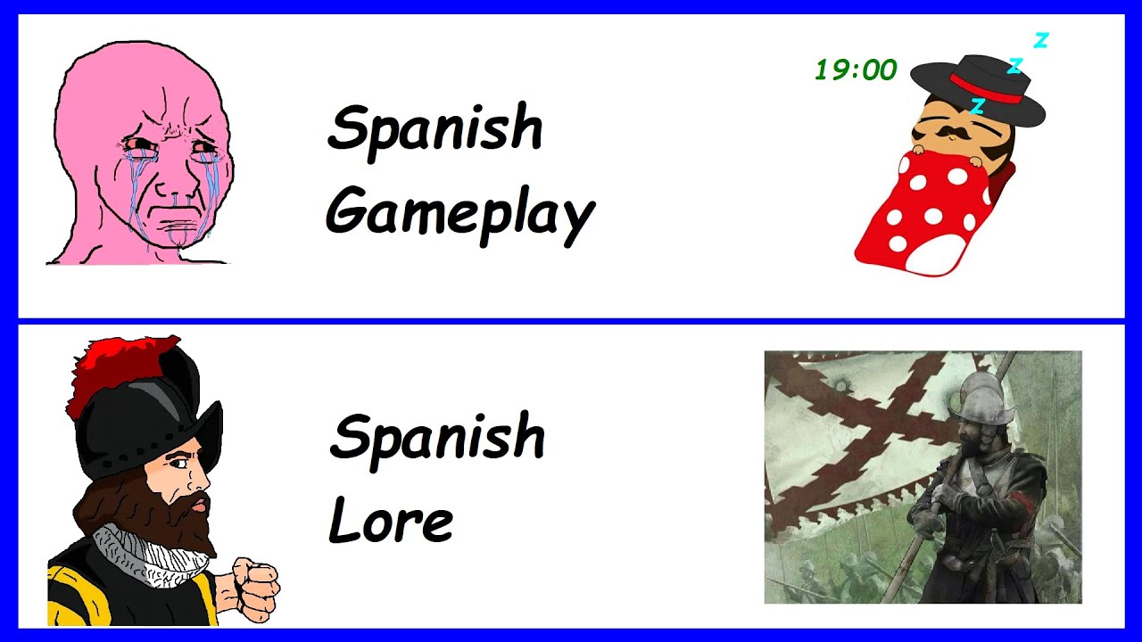 ️ Spanish Lore VS Gameplay ️ ️ - YouTube