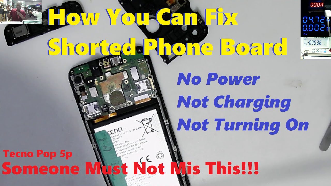 Dead Phone Board Repair. Finding Short Circuits On Phone Motherboards ...
