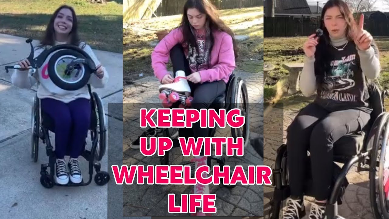 Paraplegic lady adaptive wheelchair life | activities compilation - YouTube