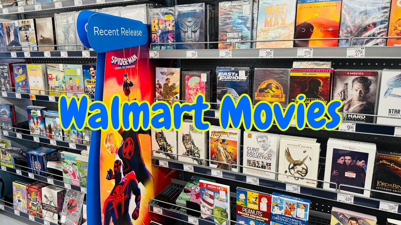 Walmart Movies dvd 4K bluray hunt November 9 - YouTube