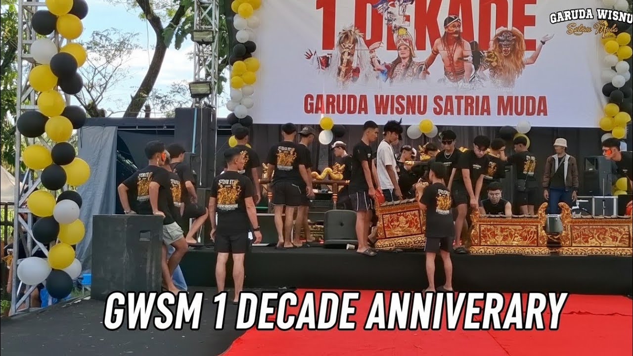 ANNIVERSARY 1 DEKADE GWSM GARUDA WISNU SATRIA MUDA Live Sumberarum ...