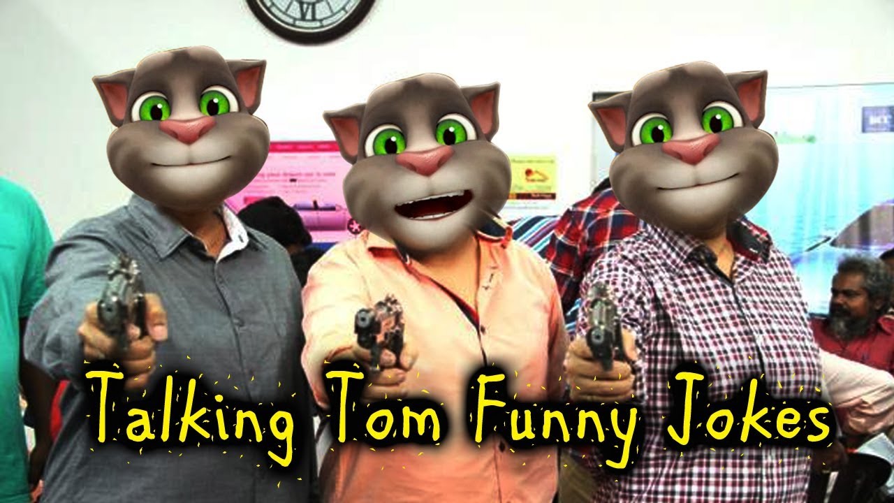 Talking tom funny jokes tamil comedy make kutty kavithai - YouTube
