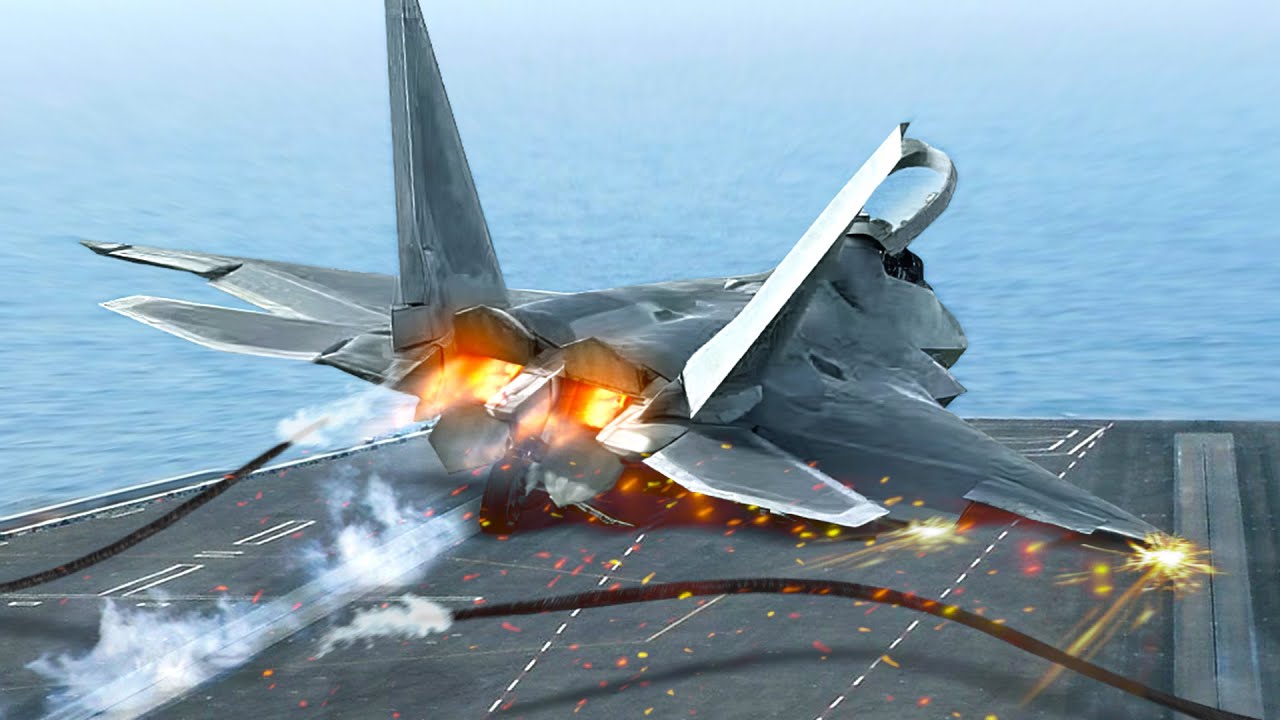 Arresting Cable BREAKS on Aircraft Carrier, Here's What Took Place Next ...