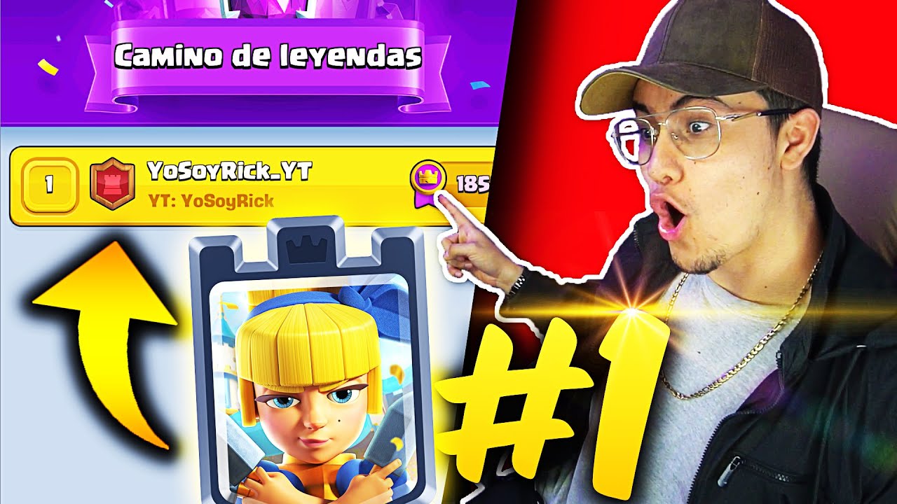 ⛔☠️ TOP 5 DEL MUNDO... CLASH ROYALE - YouTube