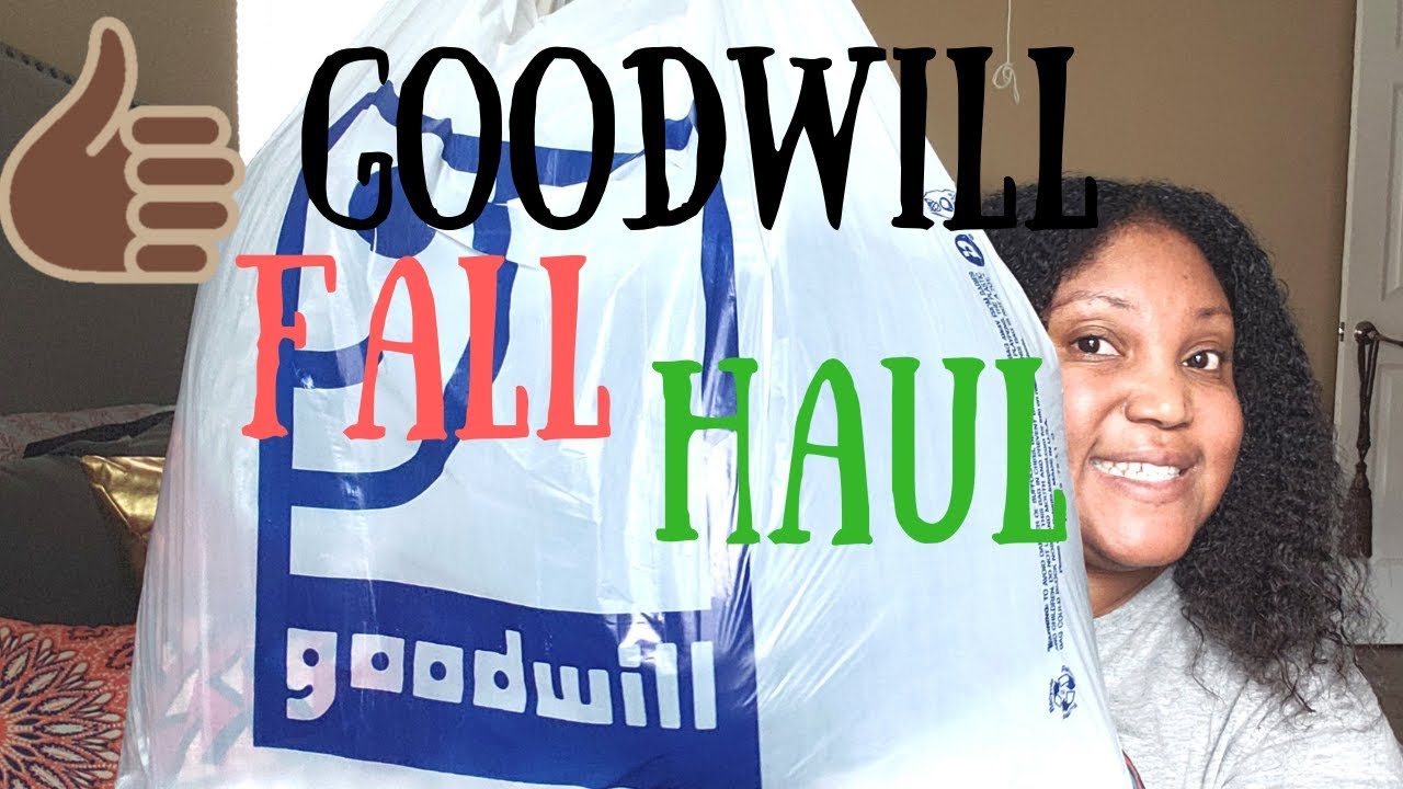 HUGE THRIFT HAUL!! GOODWILL FALL CLOTHING HAUL 2018!! - YouTube