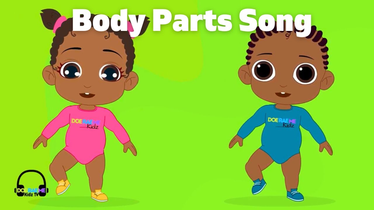 Body Parts Song | Kids Songs & Nursery Rhymes | Doe Rae Me Kidz (2023 ...