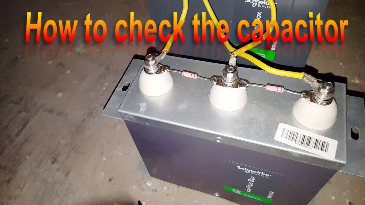 How to check the capacitor? - YouTube