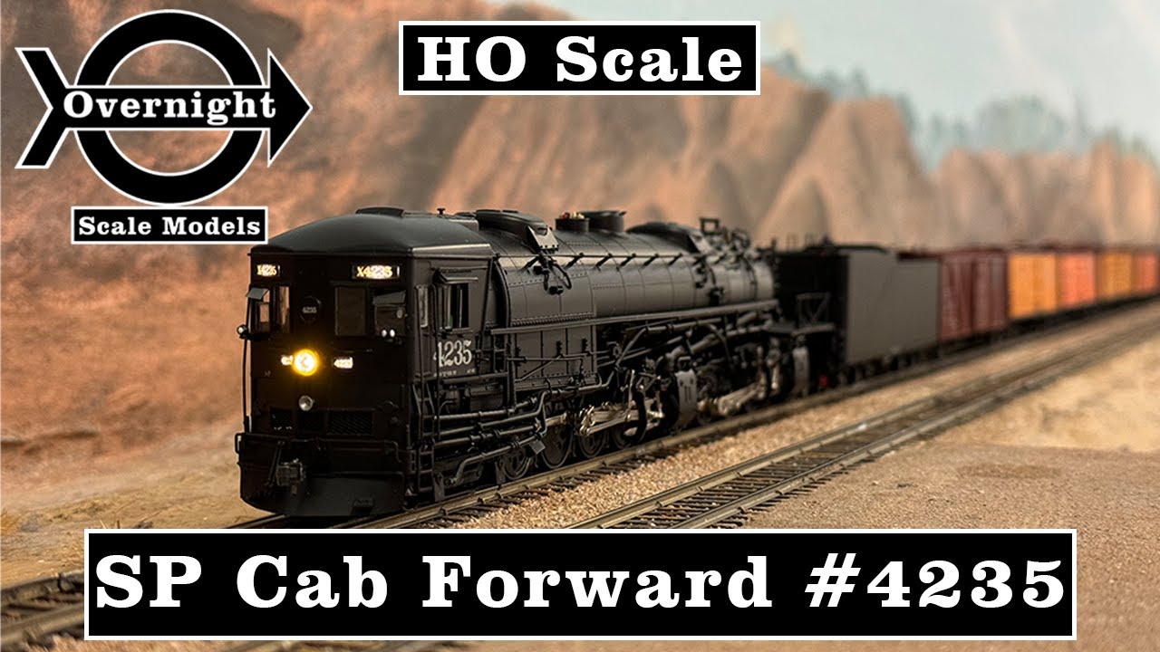 HO Scale Southern Pacific Cab Forward #4235 - YouTube