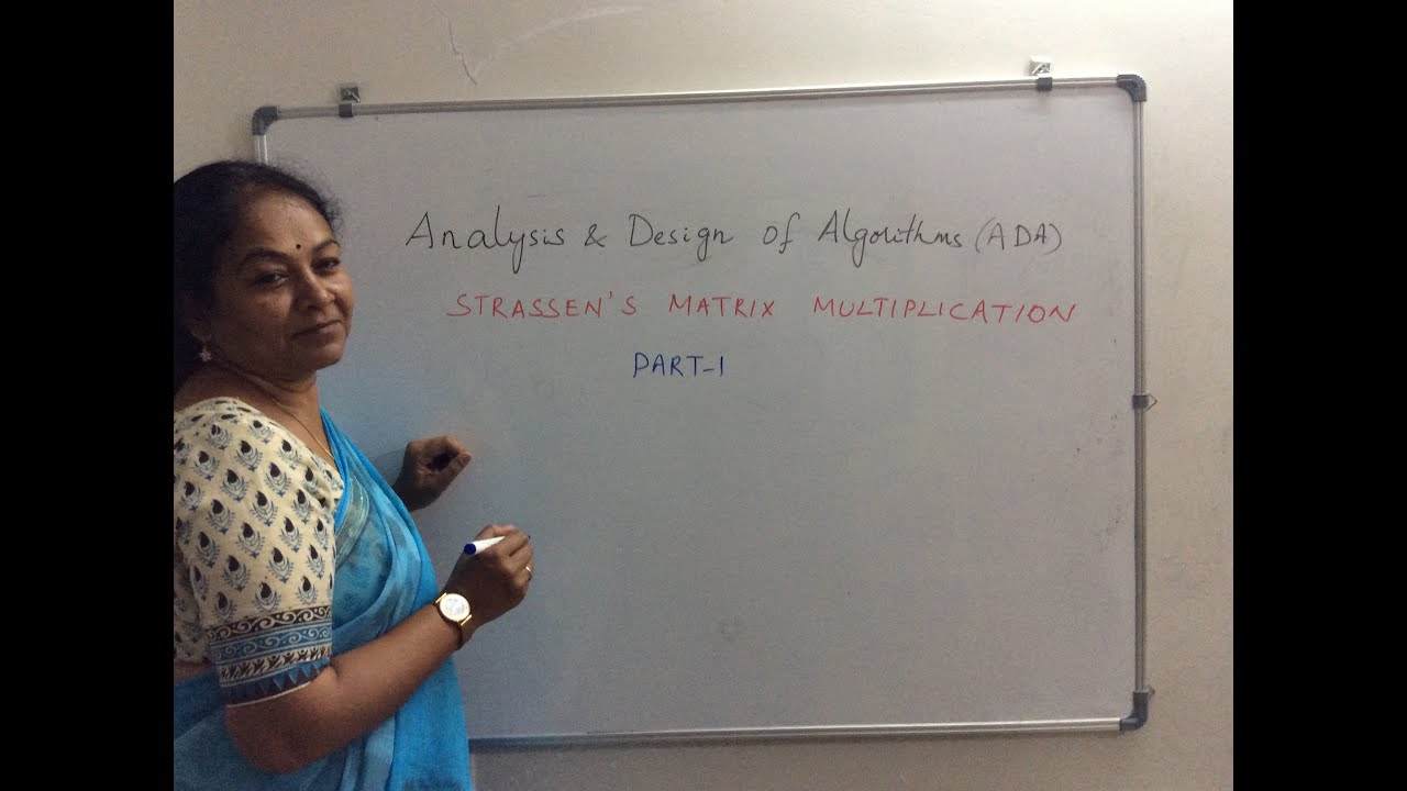 Ada-Strassen’s Matrix-1 - YouTube