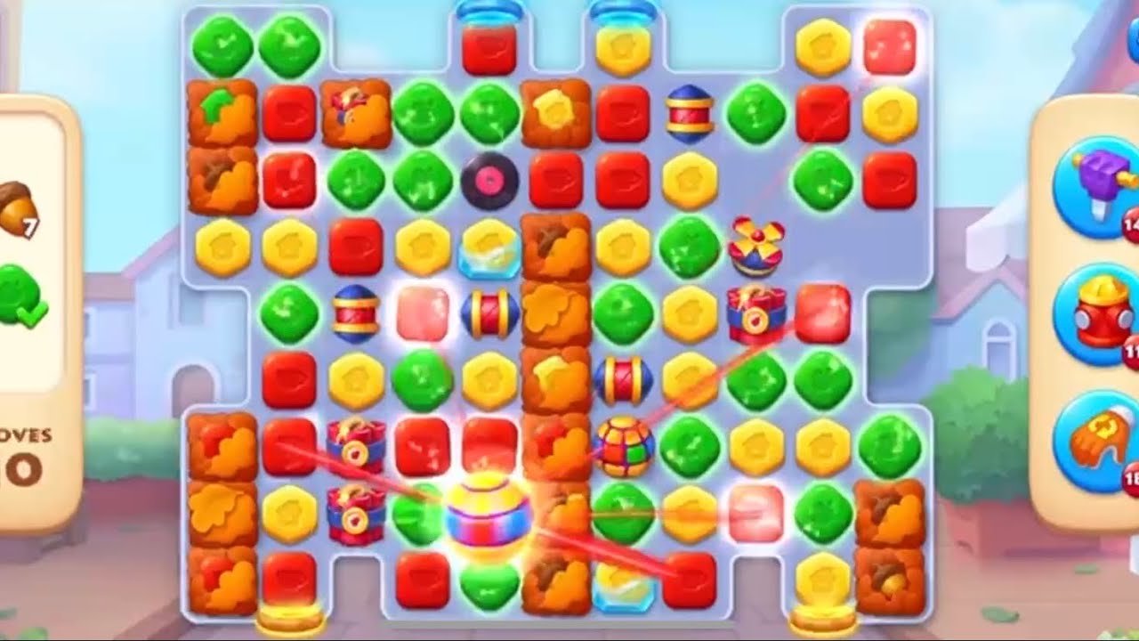 Township Gameplay- Match 3 level - YouTube
