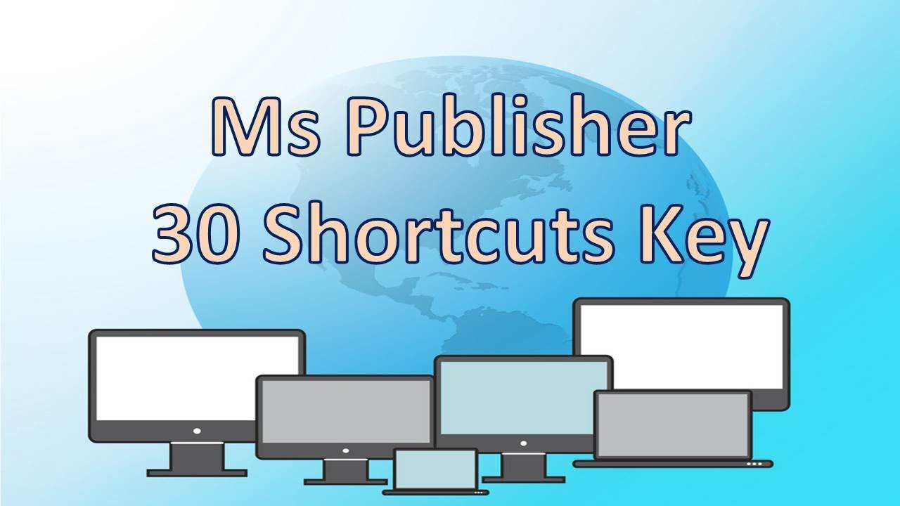 Microsoft Publisher Shortcut Keys in Gujarati Language - YouTube