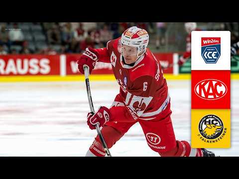 ICE: EC-KAC vs HC Falkensteiner Pustertal Wölfe | Sporteurope.TV Eishockey
