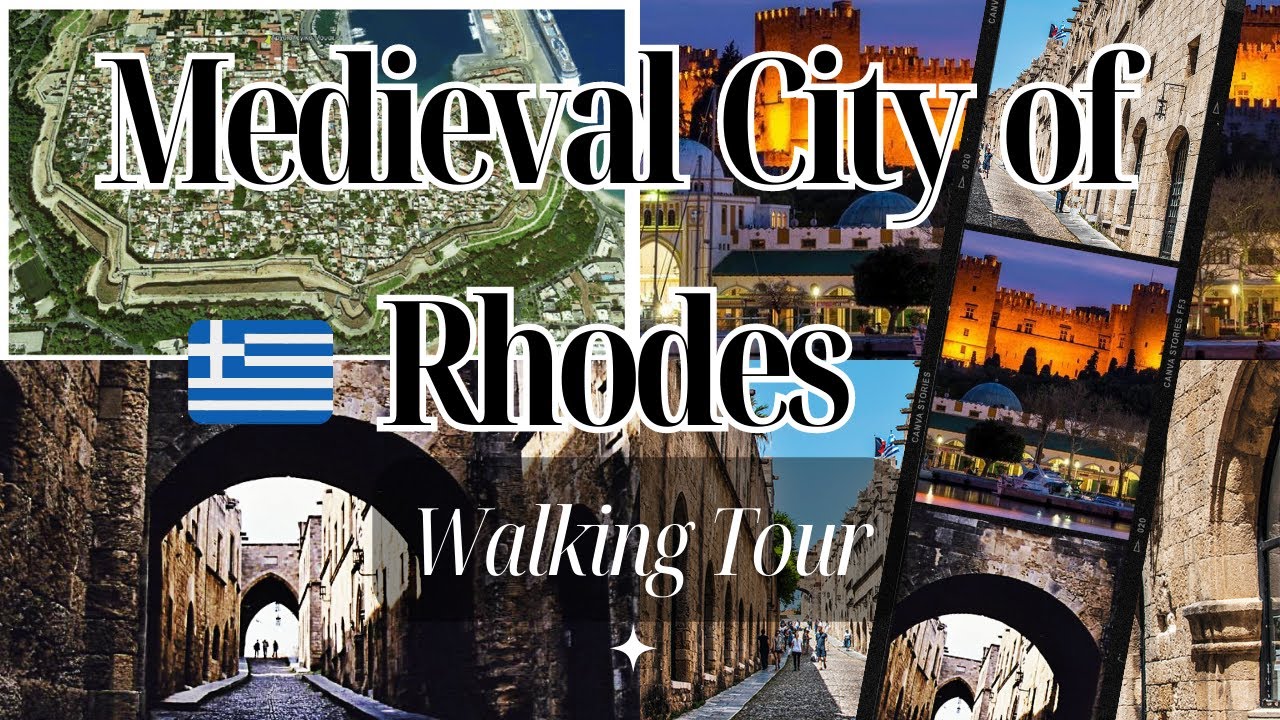 Medieval City of Rhodes, Greece - Walking Tour - Unesco Heritage - YouTube