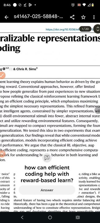 Humans learn generalizable representations through efficient coding!! - YouTube