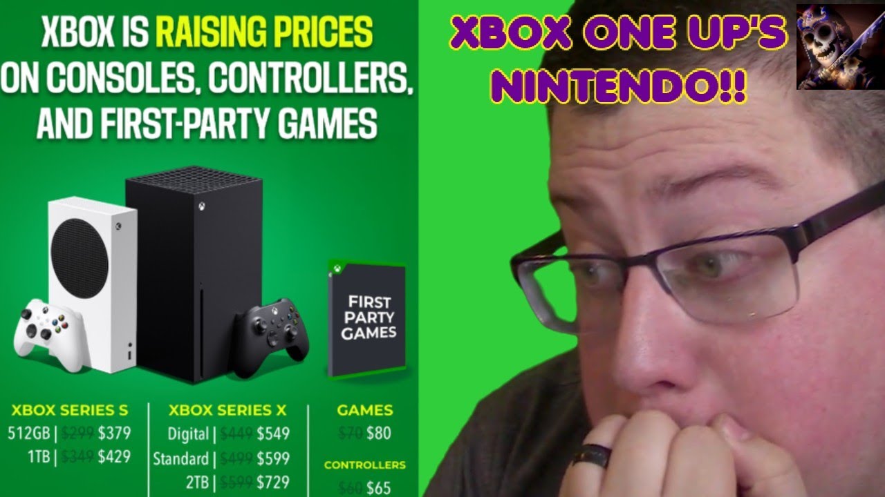 Xbox is now joining Nintendo in Raising Prices - YouTube