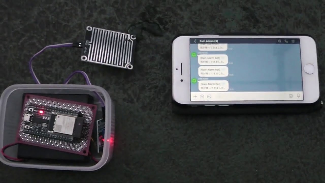 ESP32 Rain Alarm - YouTube