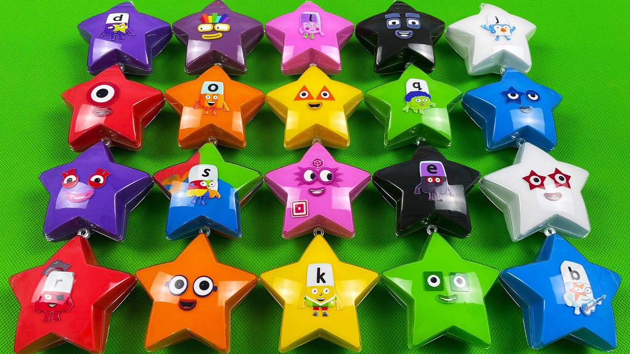 Numberblocks & Alphablocks – Looking Clay With The Stars Coloring ...