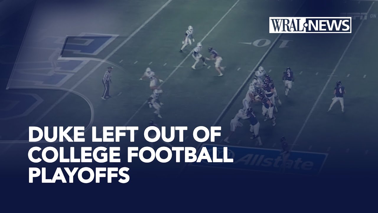 Duke Football left out of college playoffs - YouTube