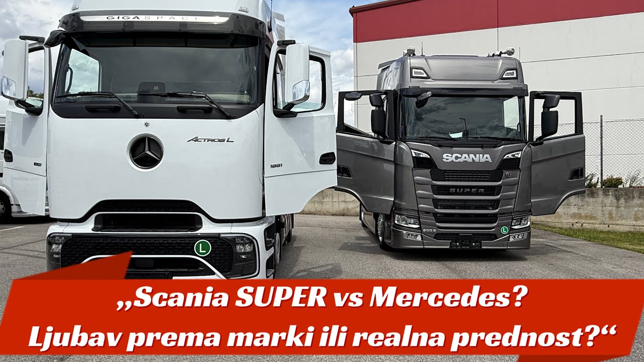 Scania 500S vs Mercedes Actros L Može li MB sa standardnom opremom ...